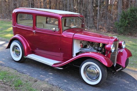 390 Powered 1932 Ford Tudor Sedan Hot Rod For Sale On Bat Auctions