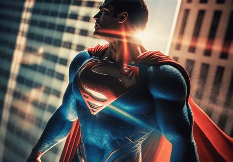 Superman transmitting hope : r/midjourney
