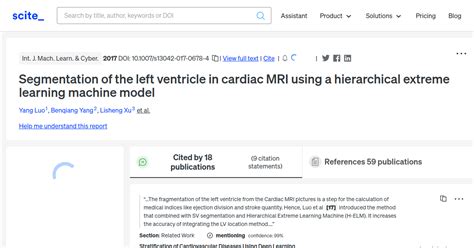 Segmentation Of The Left Ventricle In Cardiac Mri Using A Hierarchical