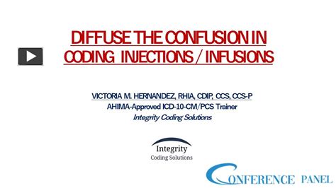 Ppt Diffuse The Confusion In Coding Injectionsinfusions Powerpoint Presentation Free To