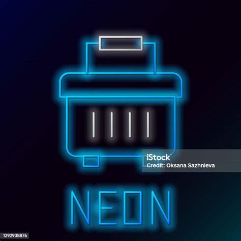 검은 색 배경에 격리 된 빛나는 네온 라인 도구 상자 아이콘 공구 상자 기호입니다 다채로운 개요 개념 벡터 개념에 대한 스톡 벡터 아트 및 기타 이미지 Istock