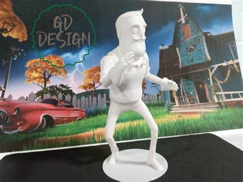 Stl File Hello Neighbor Theodore Peterson Action Figure・3d Printing