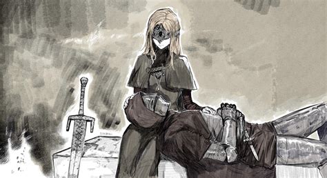 Fire Keeper And Ashen One Dark Souls And More Drawn By Yourfreakyneighbourh Danbooru