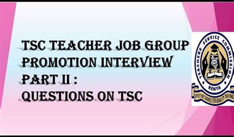 Tsc Promotion Interview Questions And Answers For October 2023 Elimu Centre