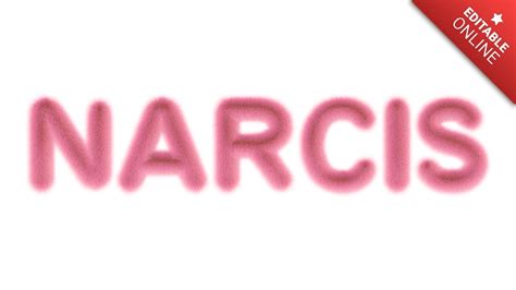 Narcis Pink Fur Font Text Effect Generator