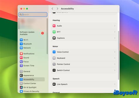Customize Pointer Control Settings for Accessibility on Mac