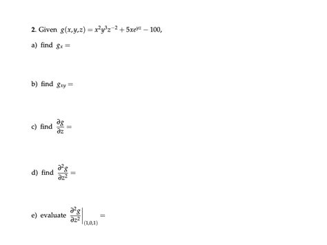 Solved N G X Y Z X Y Z Xeyz Gx Gxy Zg Z G Chegg