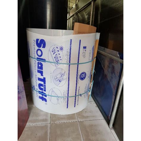Jual Solarflat Polycarbonate Tebal 1 2mm Solartuff Solid Shopee Indonesia