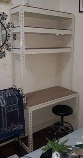 Durable Study Table Cum Storage Rack Boltless Furniture Home Living Furniture Shelves