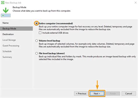 How To Create A Veeam Agent For Windows Local Backup Job