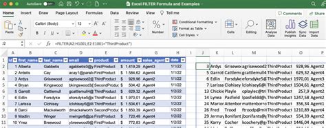 Excel FILTER Function And Examples Layer Blog