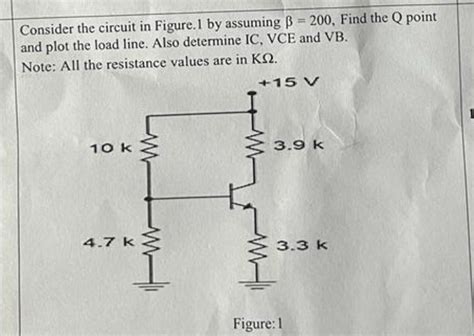 Solved Consider The Circuit In Figure I By Assuming B Chegg