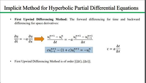 Problem Pts Using Implicit Nd Order Central Chegg