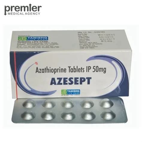 Azathioprine Tablets Ip 50 Mg At ₹ 85 Stripe Immunosuppressive Drugs