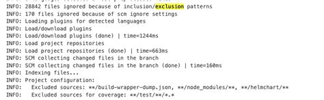 Sonarcloud Cpd Exclusions Being Ignored In The Log Sonarqube Cloud