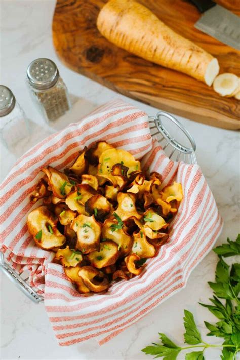 Air Fryer Parsnip Chips