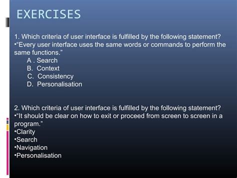 Multimedia User Interface Principles Ppt