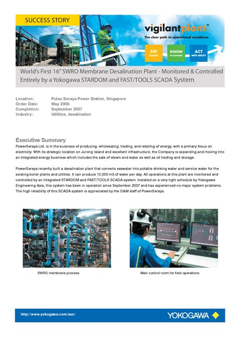 world s first 16” swro membrane desalination plant monitor