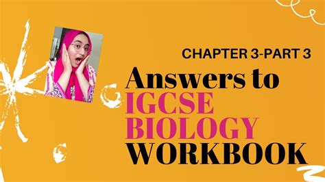 IGCSE Biology Workbook Answers Chapter 3 Movement In And Out Of Cells