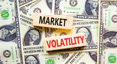 Market Volatility Symbol Concept Words Market Volatility On Beautiful Wooden Blocks Dollar