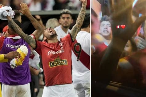 塞尔吉奥·佩尼亚（sergio Peña）在赢得 2022 年对阵卡塔尔的复活赛后，近距离体验了 “白罗霍斯” 球迷的疯狂 Infobae