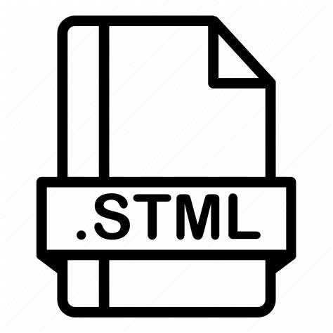 Document Extension File Format Stml Icon Download On Iconfinder
