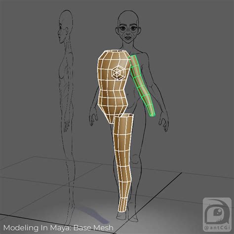 Modeling In Maya Base Mesh Flippednormals