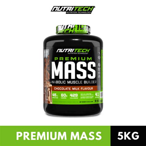 Nutritech Premium Mass Builder 5000g Mass Protein In Tub Shopee