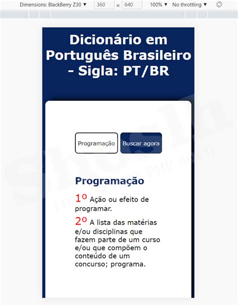 Código Fonte De Sistema De Dicionário Linguagem Português Br Feito Em Html5 Css E Js Script