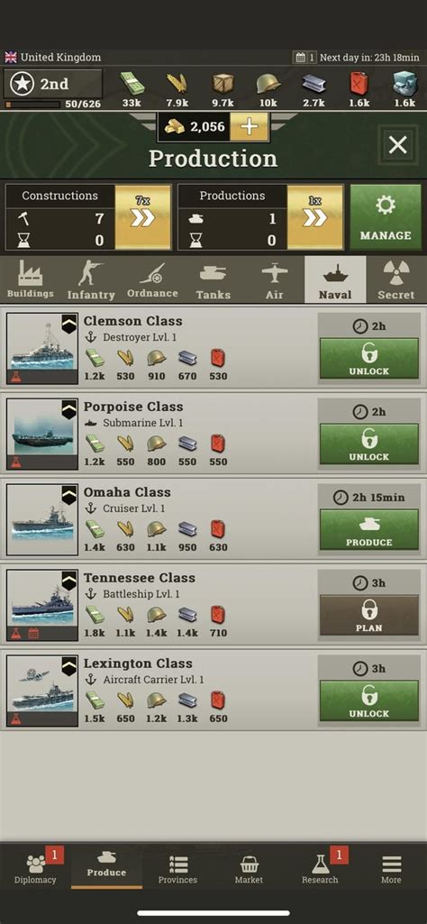 how do i create c2 class transport ships it gives me no option r