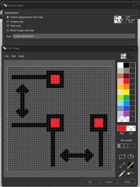 Button Editor Works Only On Some Buttons Rhino For Windows Mcneel