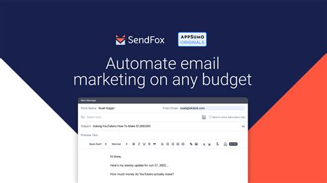 Sendfox Automate Email Campaigns On A Budget Appsumo