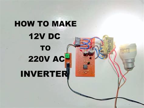 How To Make 12V To 220V Inverter Electronics Projects Hub