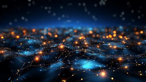 premium photo global data network computer science it industry