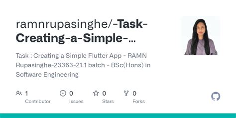 GitHub Ramnrupasinghe Task Creating A Simple Flutter App Task Creating A Simple Flutter