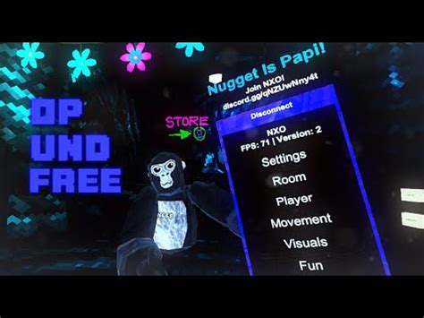 NXO MOD MENU Gorilla Tag YouTube