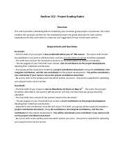 Project Grading Rubric Spring 22 1 Pdf ResEcon 212 Project Grading Rubric Overview This