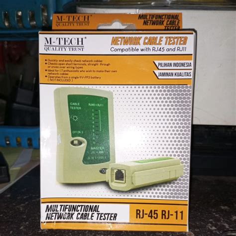 Jual Lan Tester Alat Untuk Tes Kabel Lan Rj45 Shopee Indonesia
