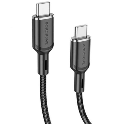 Кабель Borofone Usb Cable To Usb C Cyber 1m Black Bx90 купить в Киеве