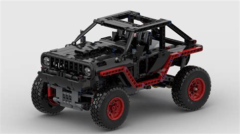 Lego Moc 4x4 Off Roader With Unusial Drive System By Simplylegotechnic Rebrickable Build