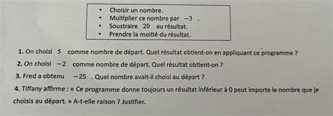 Voici Un Programme De Calcul Nosdevoirs Fr