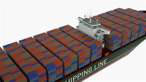 Container Ship Cscl Star Model Turbosquid 1473867