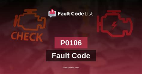 P0106 Fault Code Fault Code