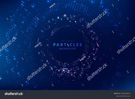 Abstract Technology Big Data Visualization Innovation Stock Vector Royalty Free 2459133671