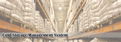 Cold Storage ERP Software Warehouse Management Software Solution Cold Storage Management