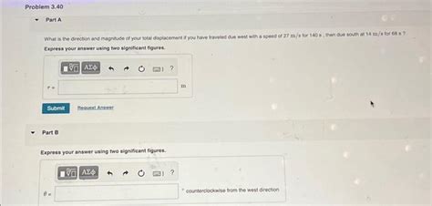 Solved What Is The Direction And Magnitude Of Your Total