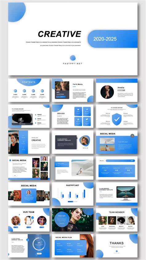 2 in 1 business plan and report presentation template original and high