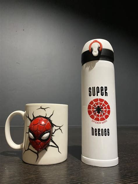 Термос кружка спайдермен людина павук — цена 720 грн в каталоге Чашки Купить товары для дома и