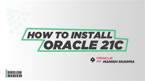How To Install Oracle Database C On Windows By Oracle Ace Manish Sharma YouTube
