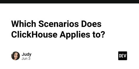 Bilal Awan On Linkedin Which Scenarios Does Clickhouse Applies To